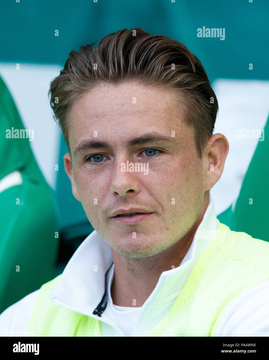 Celtic's Scott Allan before the UEFA Champions League match at Celtic ...