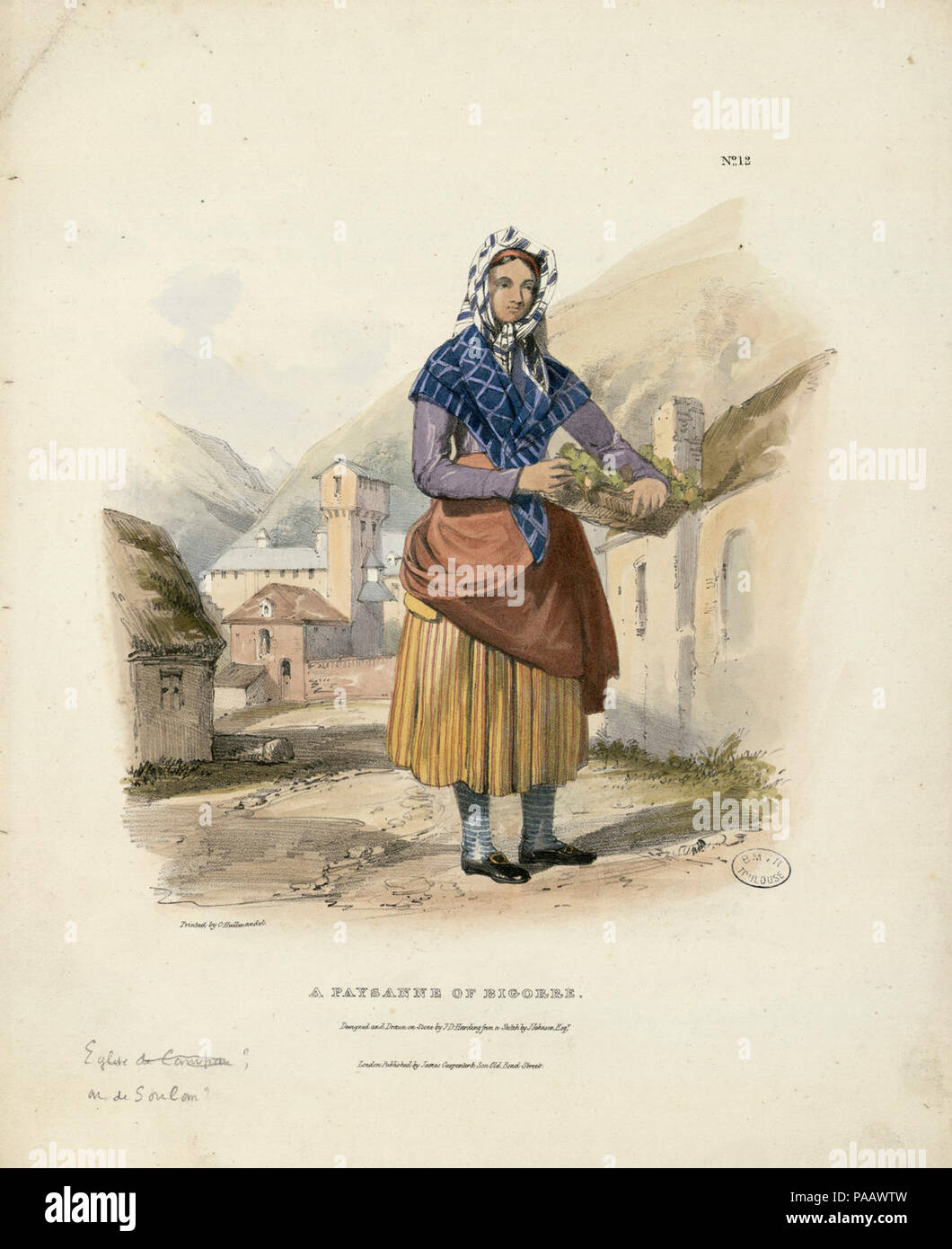 A Paysanne of Bigorre - Fonds Ancely Stock Photo - Alamy