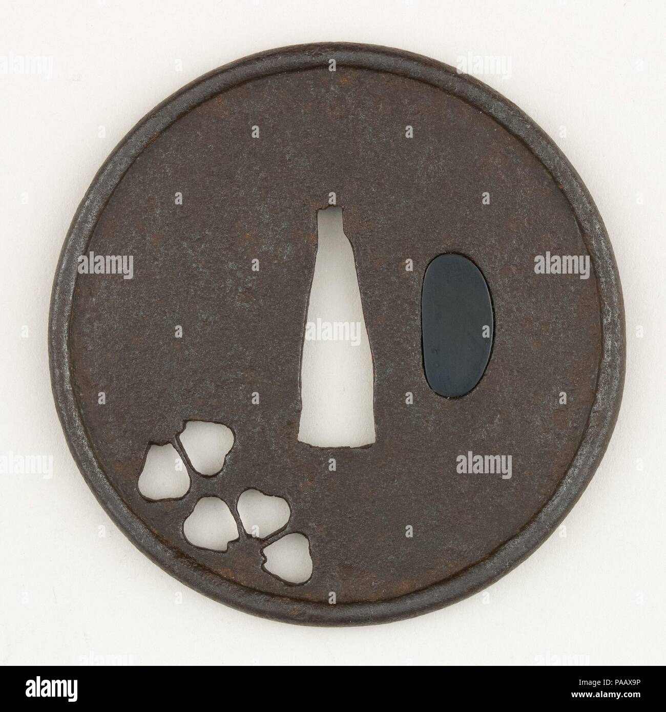 Sword Guard (Tsuba). Culture: Japanese. Dimensions: Diam. 2 3/4 in. (7 ...