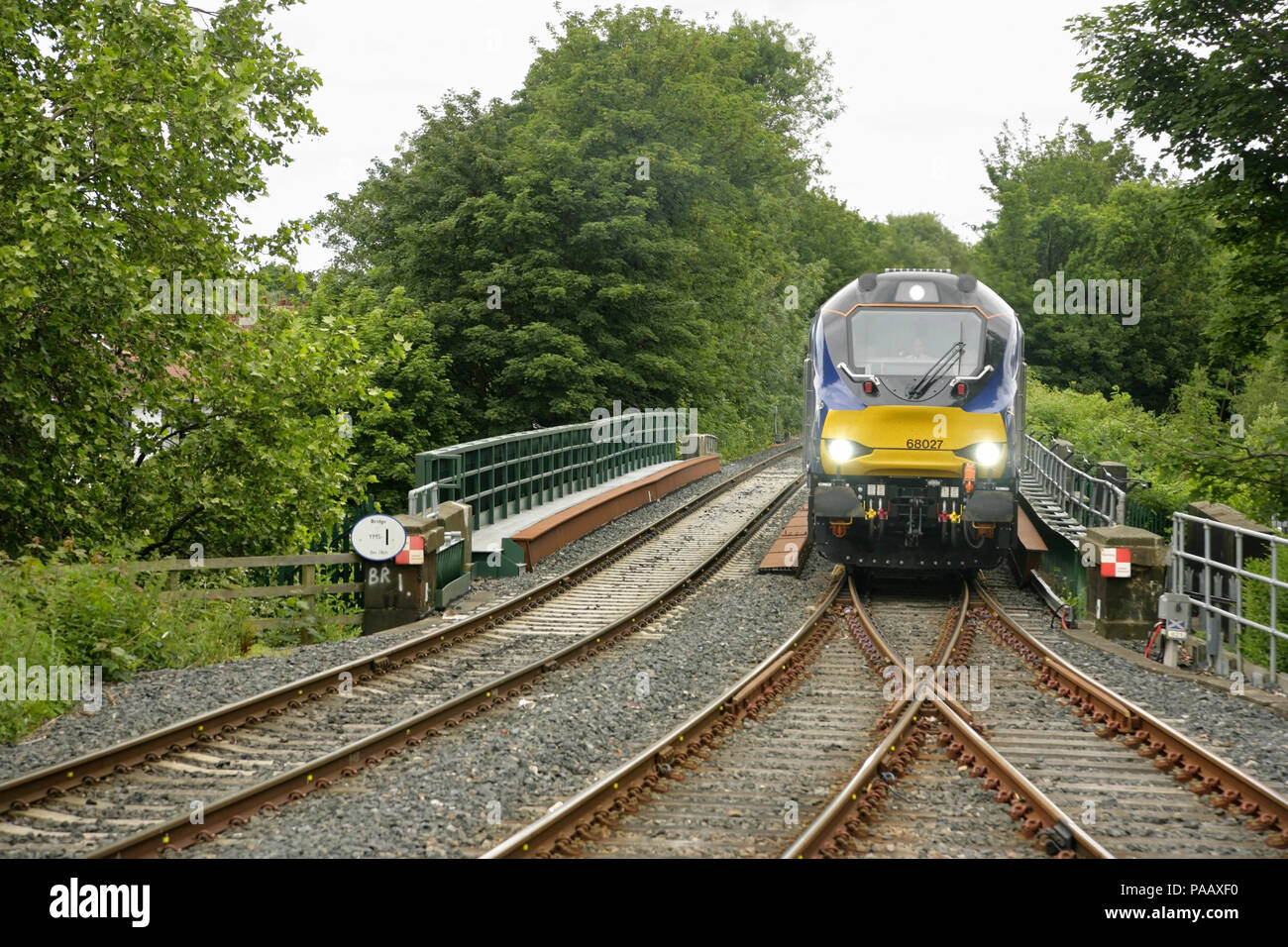Direct Rail Services Class 68 diesel locomotive 68027 made by Stadler ...