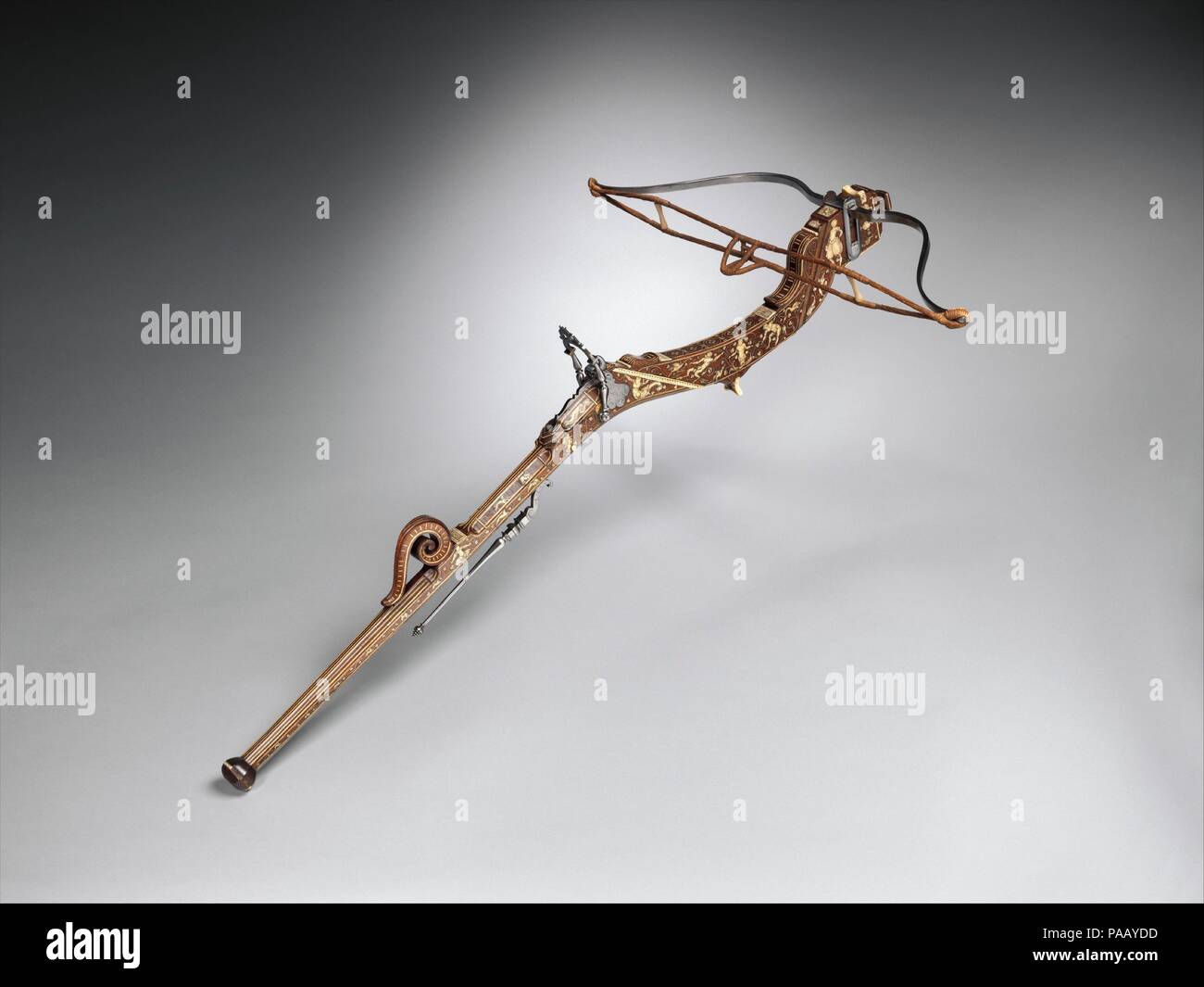 Pellet Crossbow. Culture: probably French. Dimensions: L. 36 3/16 in ...