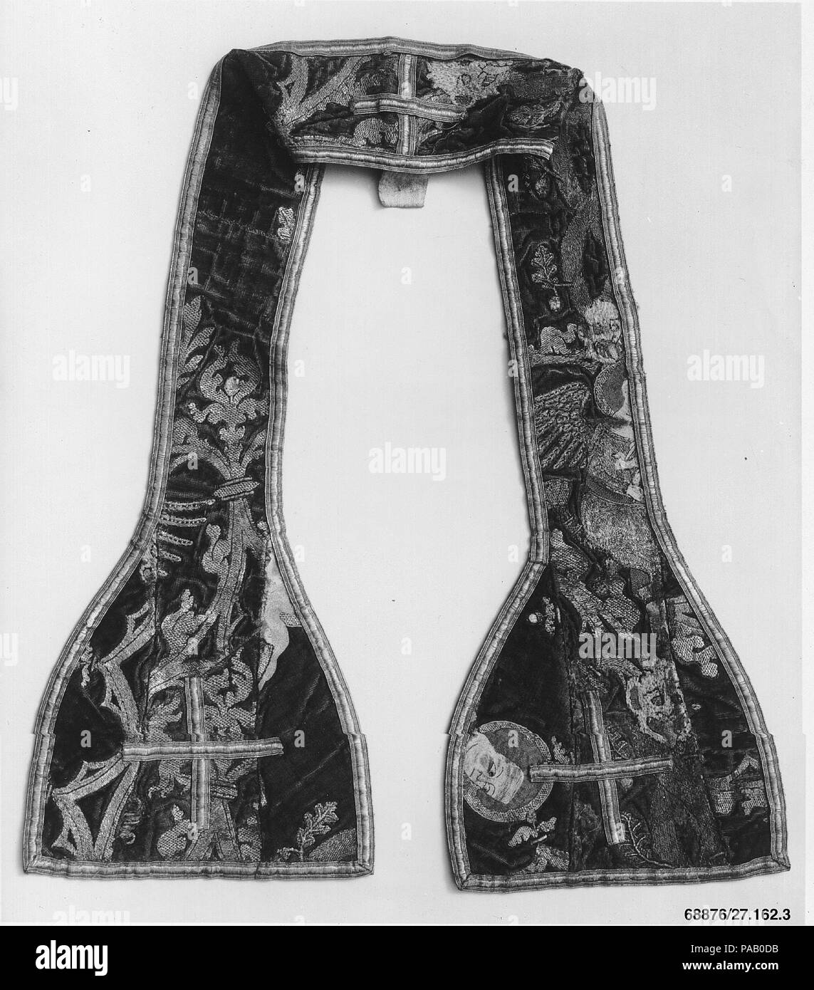 Maniple. Culture: British. Dimensions: Overall: 40 3/4 x 7 in. (103.5 x ...