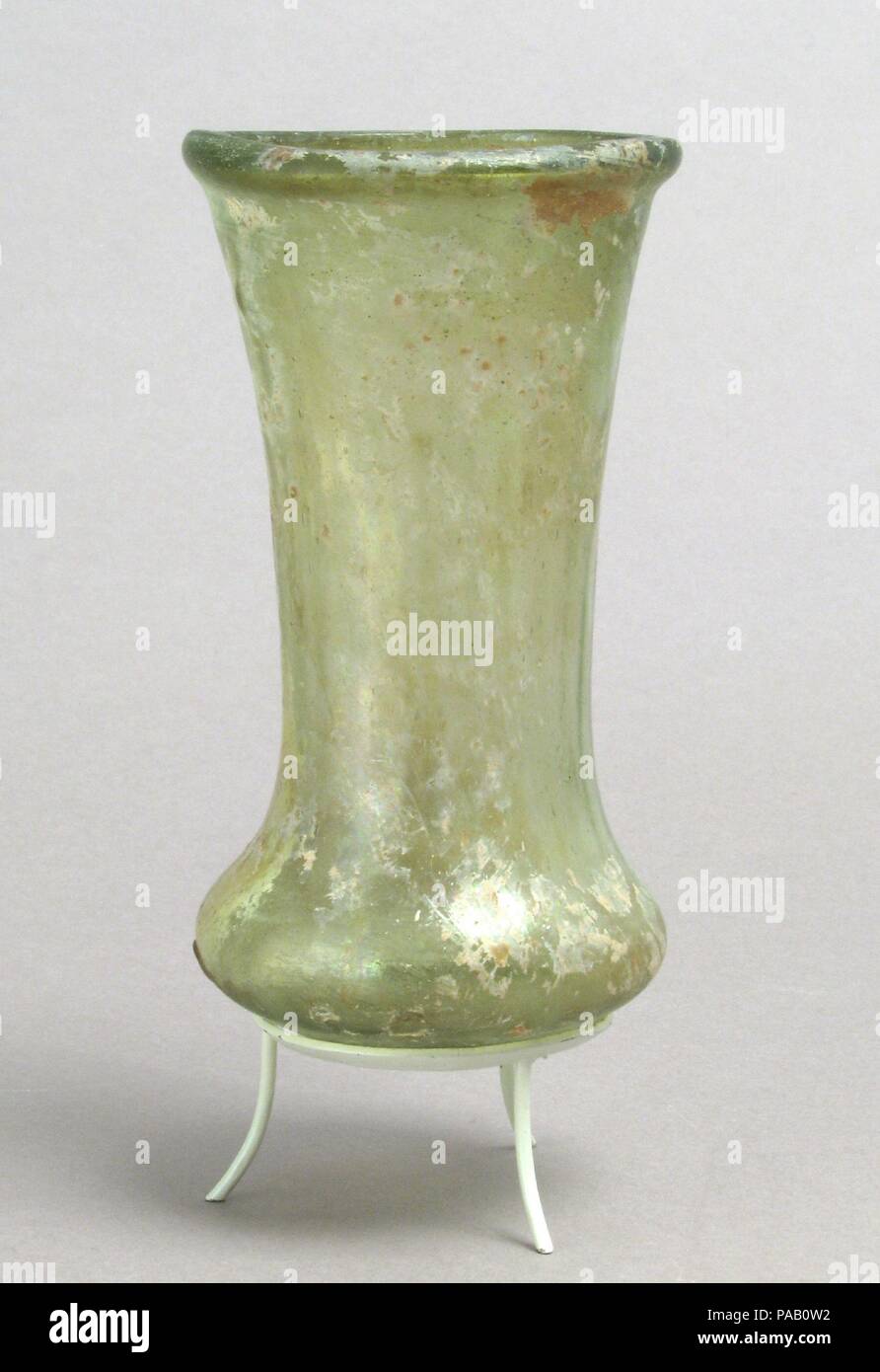 Bell Beaker. Culture: Frankish. Dimensions: Overall: 4 15/16 x 2 5/8 in ...