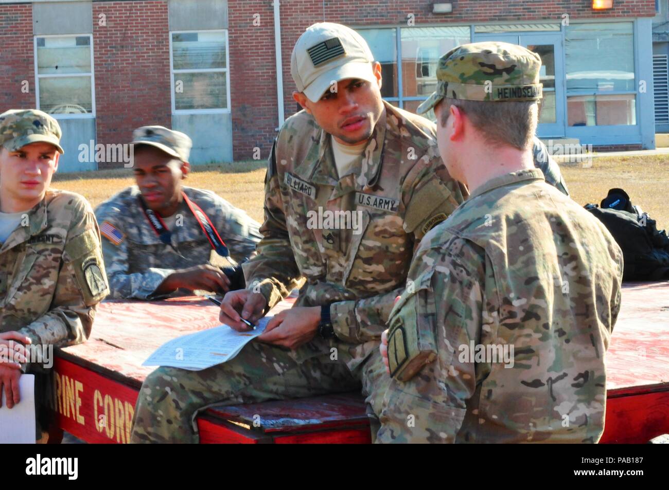 Drop Zone Safety Officer Staff Sgt. Brandon Hilliard with B Co., 112th ...