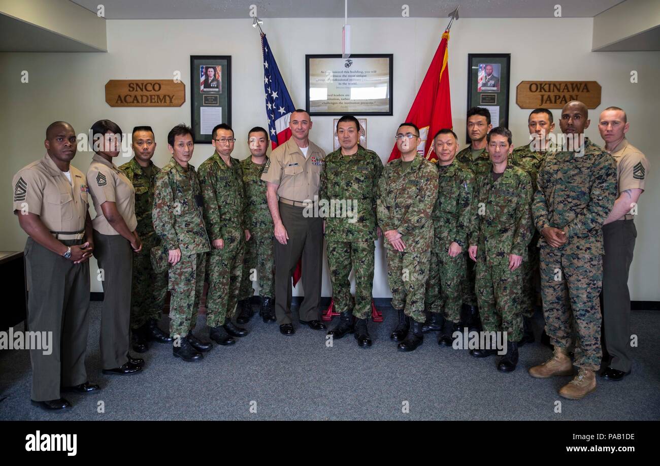 Japanese Ground Self- Defense Force Warrant Officer Hiromori Kawahata ...