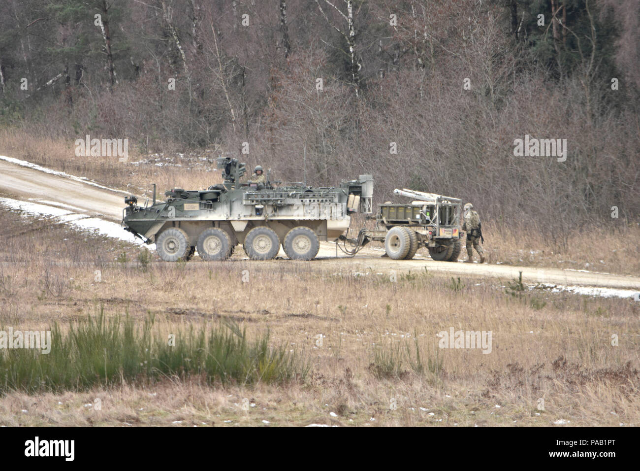 Troopers assigned to Alpha Troop, Regimental Engineer Squadron, 2nd ...
