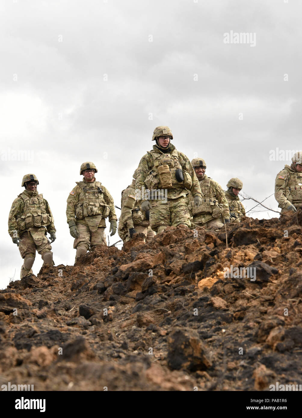 Leaders assigned to Regimental Engineer Squadron, 2nd Cavalry Regiment ...