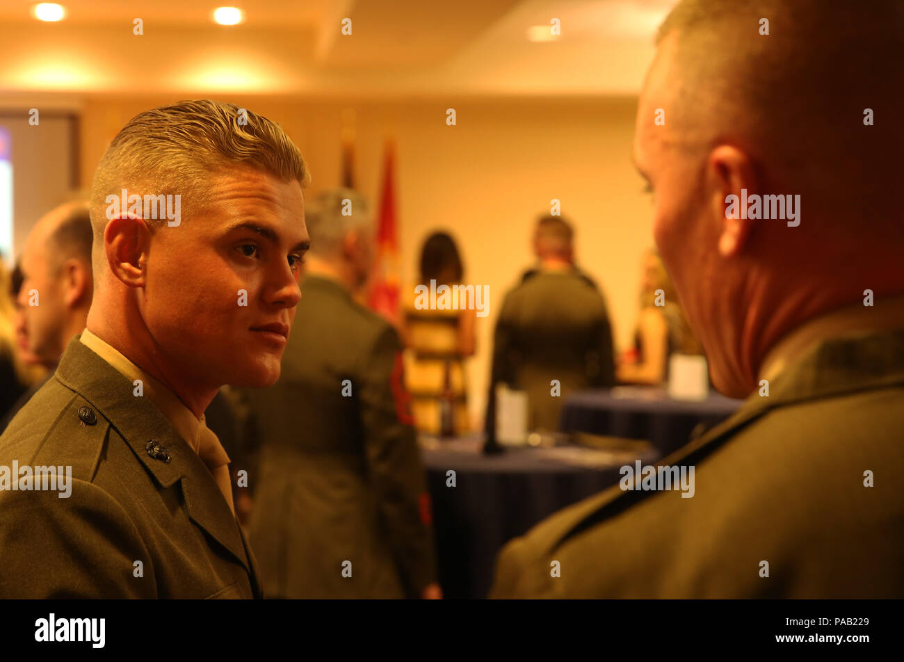 Enlisted recognition reception hi-res stock photography and images - Alamy