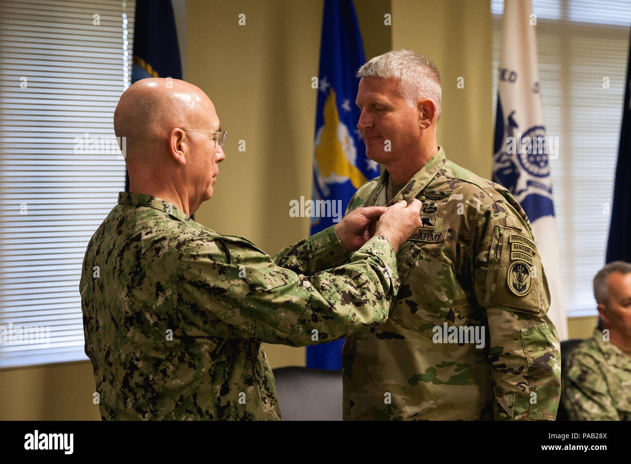 U.S. Southern Command Commander, Adm. Kurt W. Tidd, presents U.S. Army ...