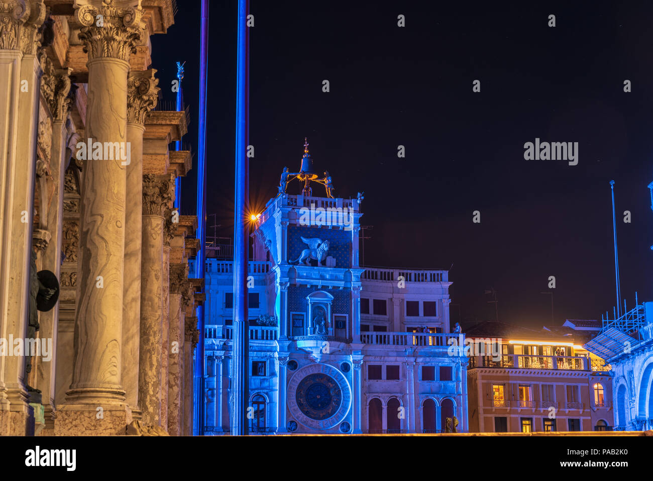 Venice at night Stock Photo - Alamy