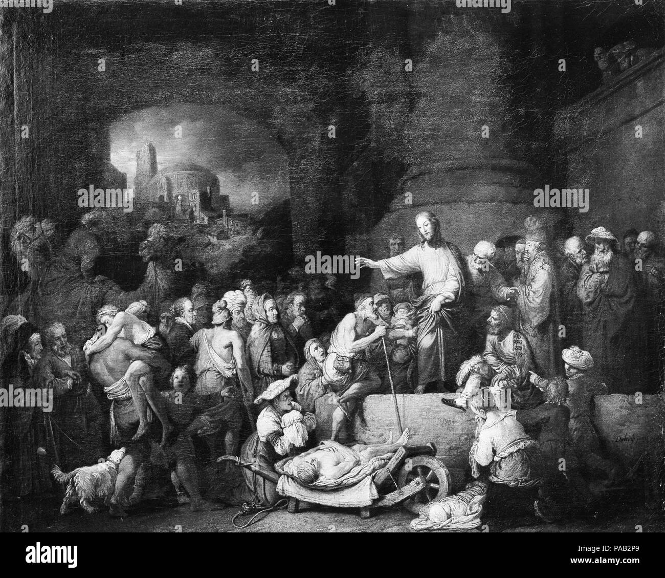 Christ Healing the Sick. Artist: Christian Wilhelm Ernst Dietrich ...