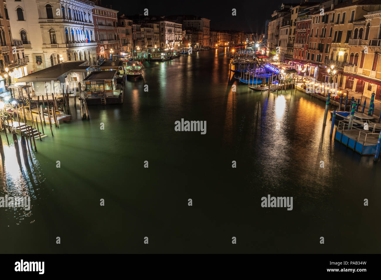 Venice at night Stock Photo - Alamy