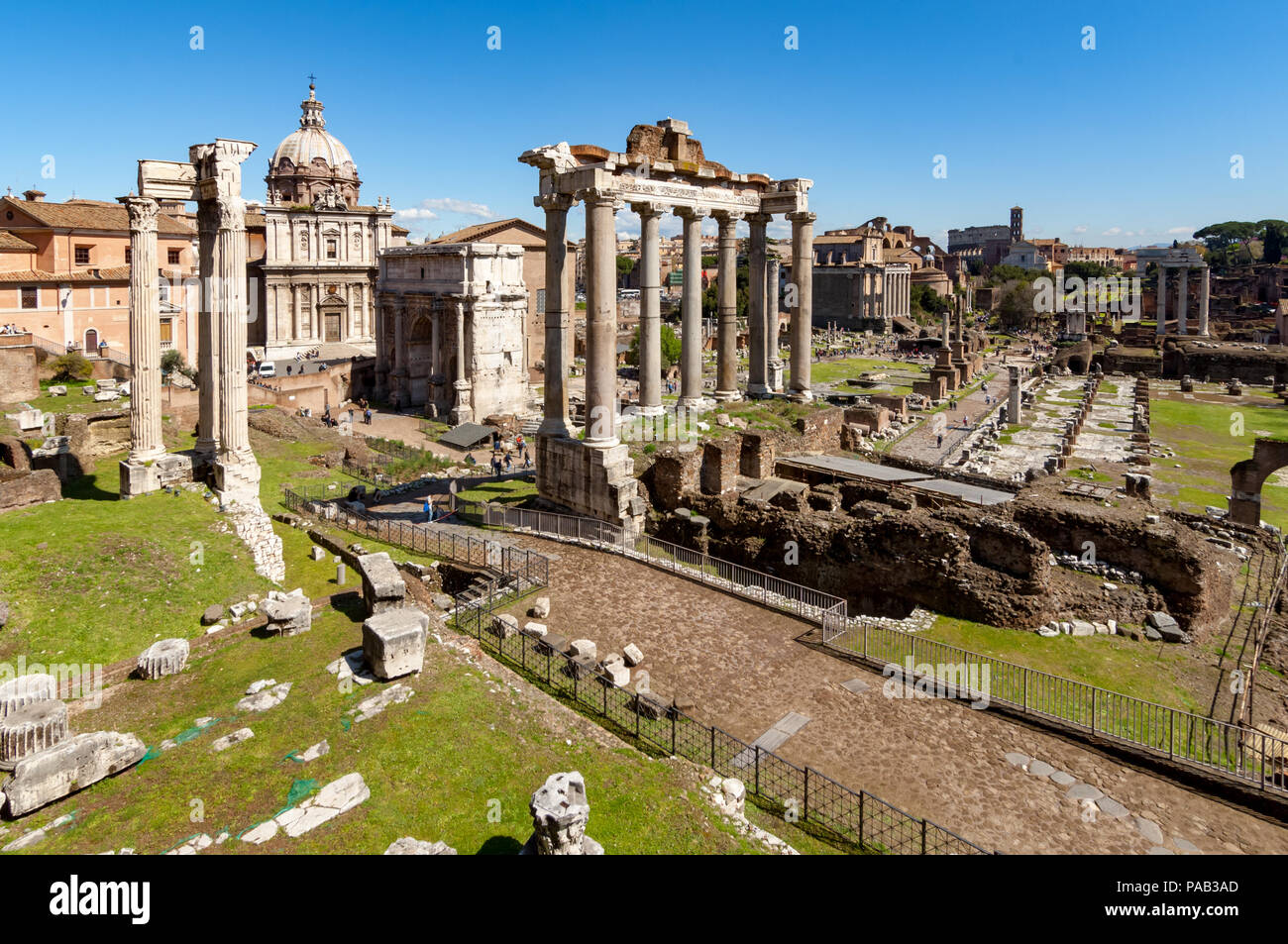 The Roman forum Stock Photo - Alamy