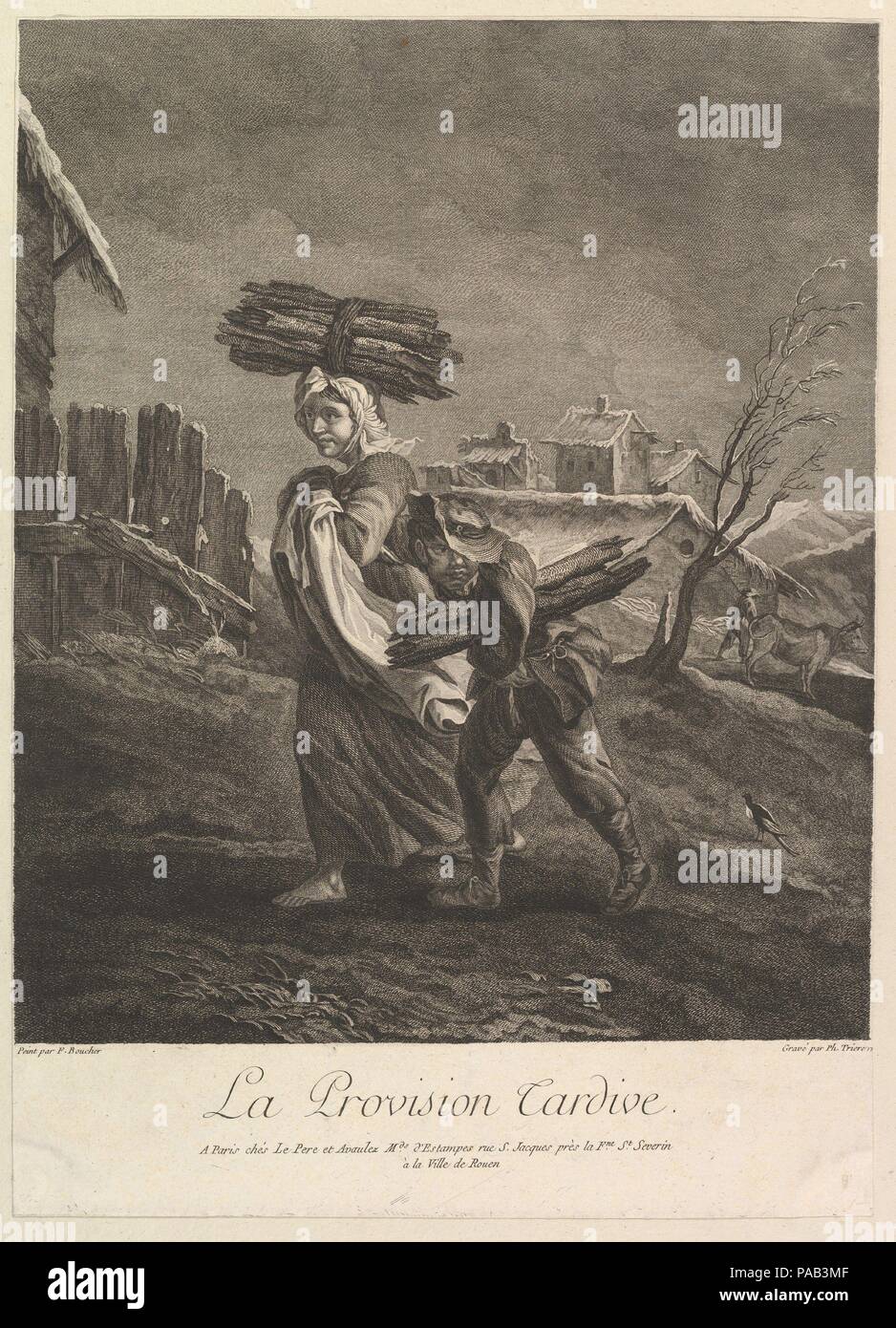 The Late Provision. Artist: After François Boucher (French, Paris 1703 ...