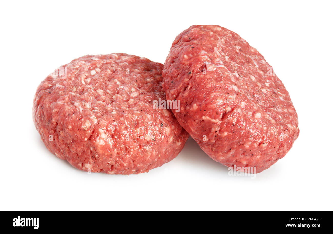 Raw beef burger patties hi-res stock photography and images - Alamy