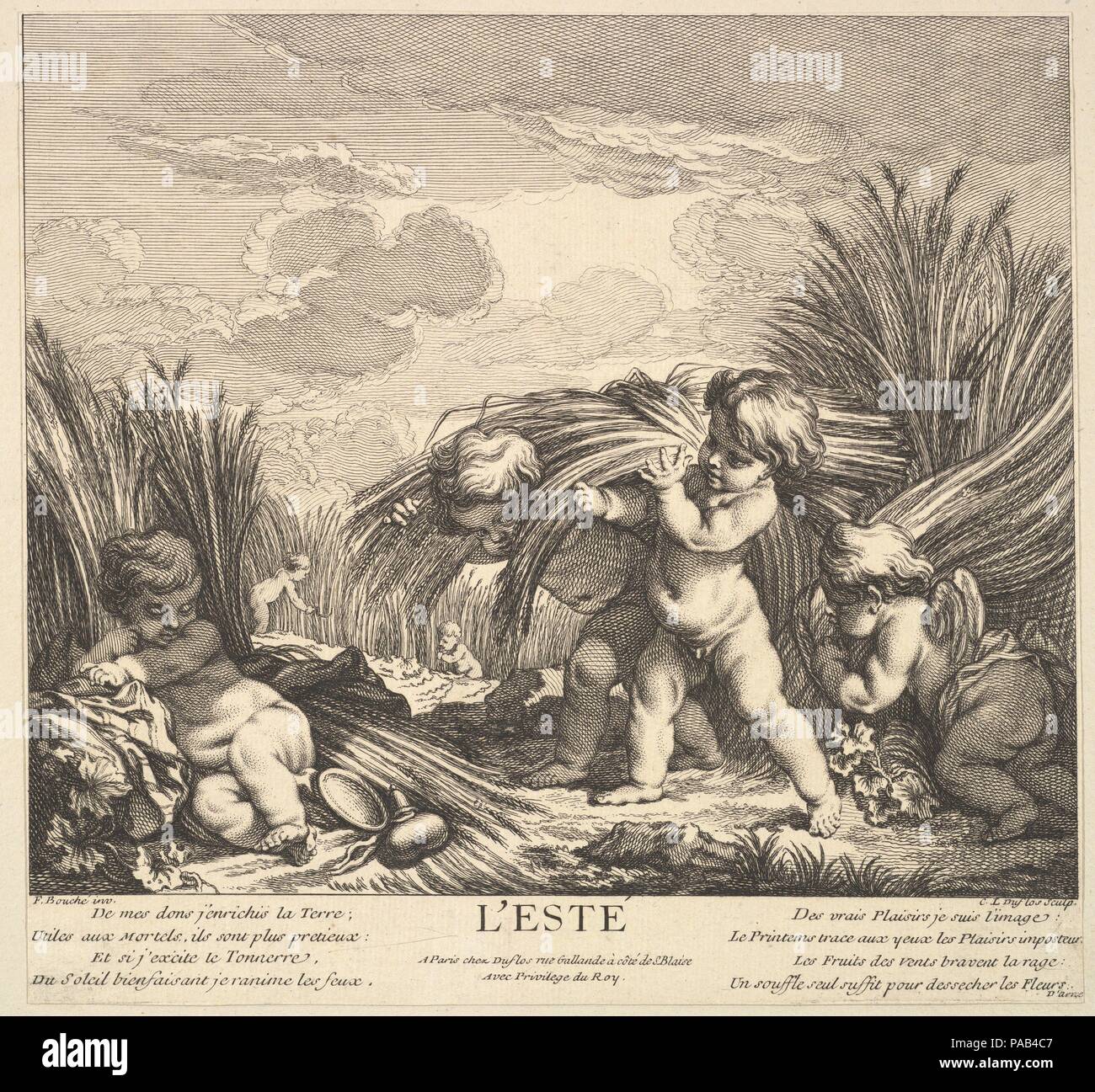 Summer. Artist: After François Boucher (French, Paris 1703-1770 Paris ...