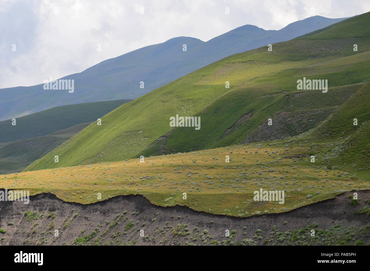 Mountains from the Greater Caucasus range in Shahdag National Park ...