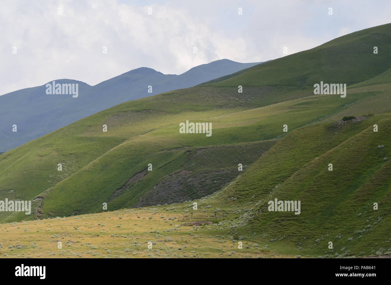 Mountains from the Greater Caucasus range in Shahdag National Park ...
