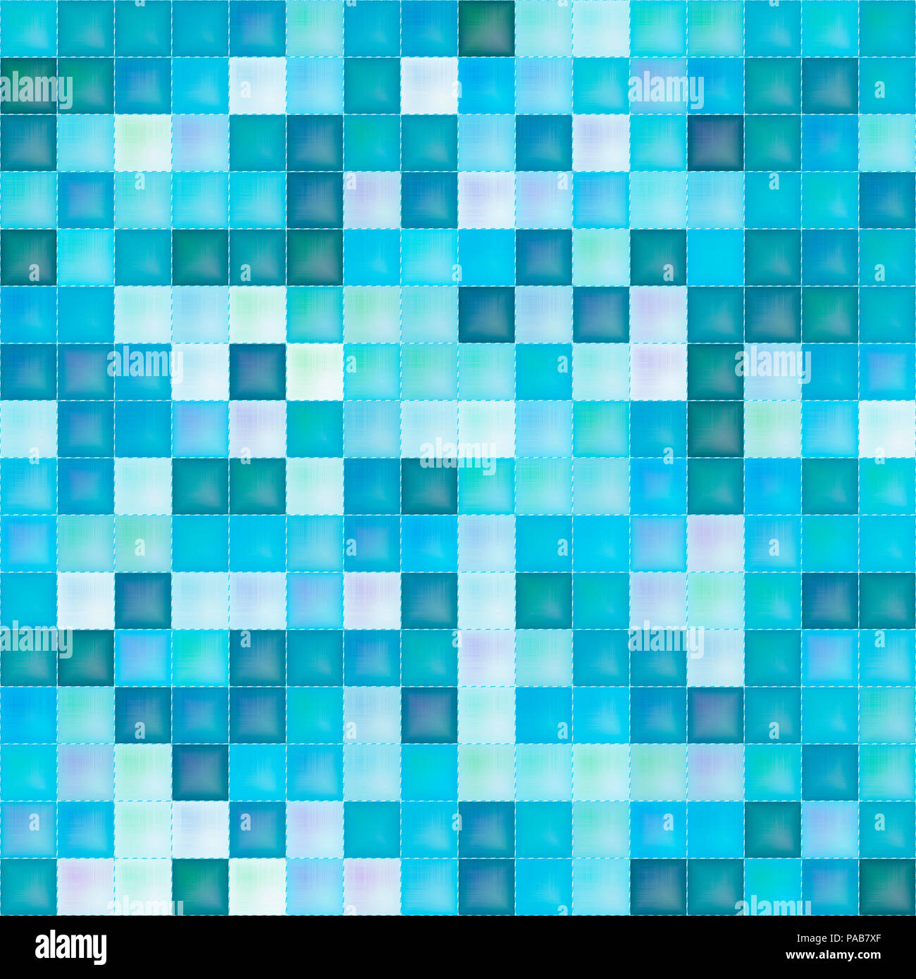 An illustration of a seamless blue squares background Stock Photo - Alamy