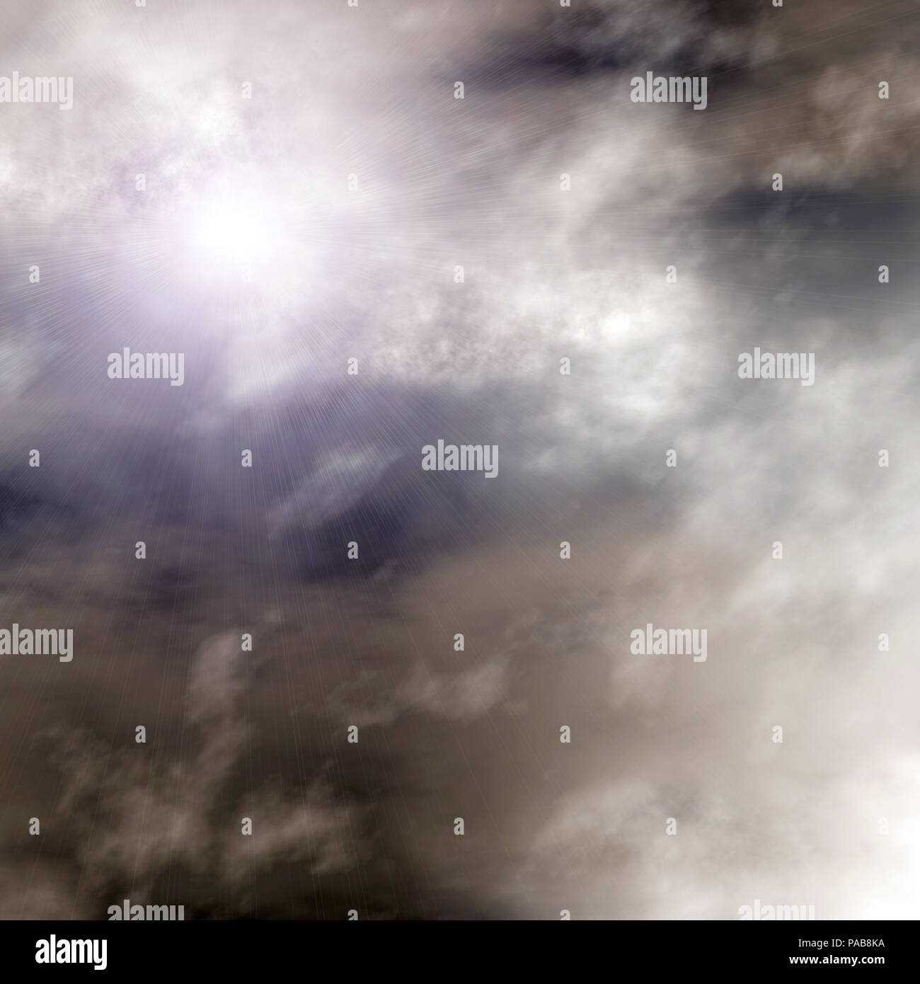 An illustration of a darb bad sky Stock Photo - Alamy
