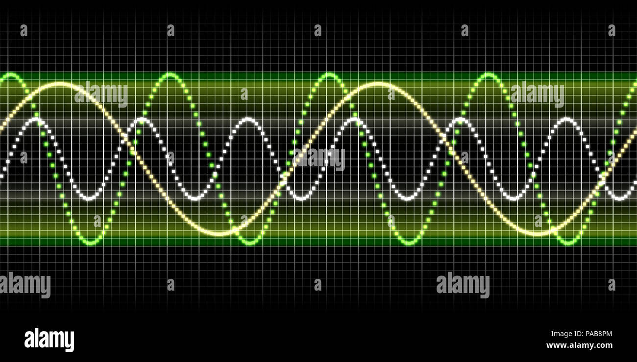 An illustration of a nice sound wave graphic Stock Photo - Alamy