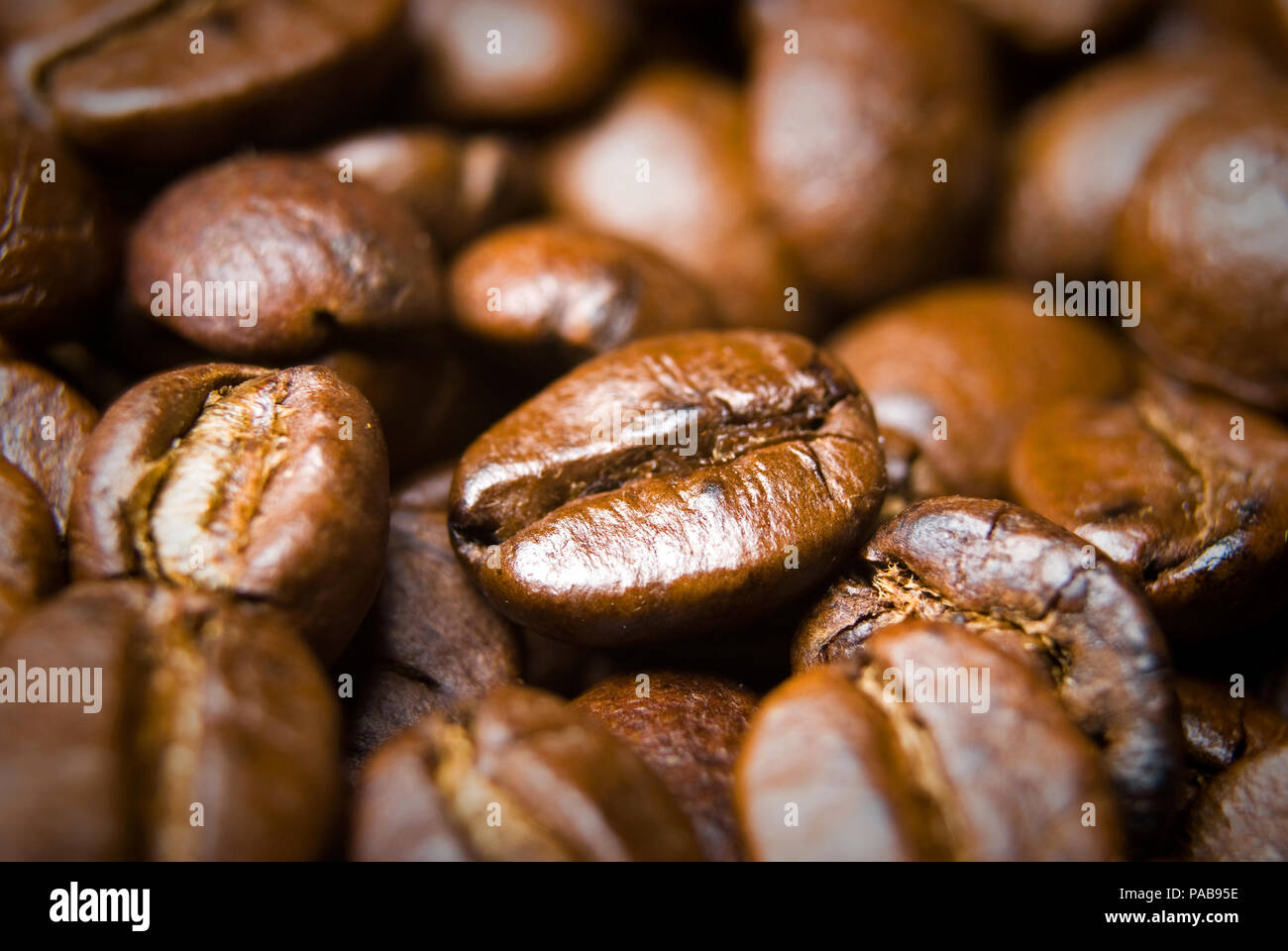 coffee beans. Closeup Stock Photo - Alamy
