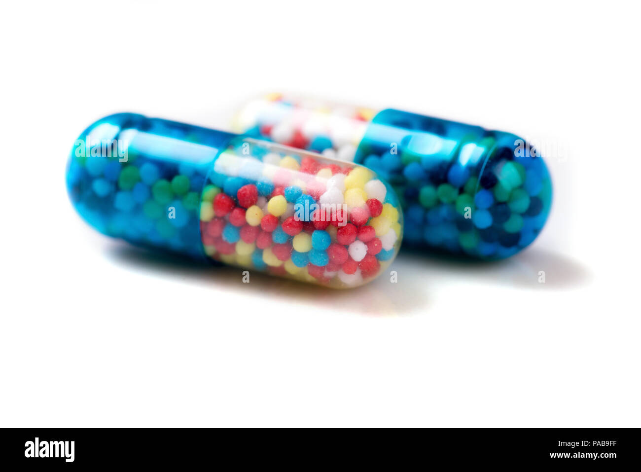 pills isolated on white background Stock Photo - Alamy