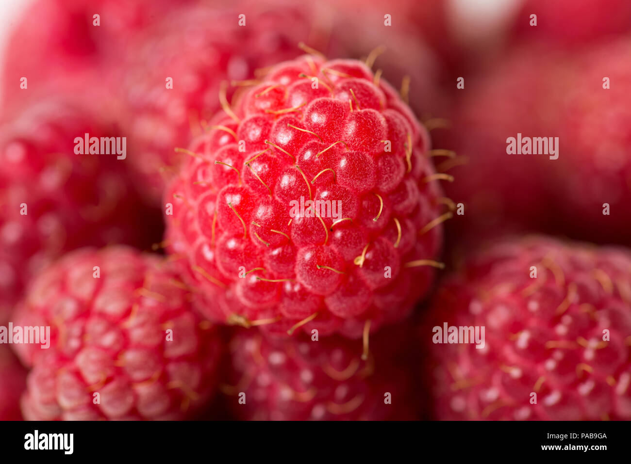 Raspberry fruit background Stock Photo - Alamy