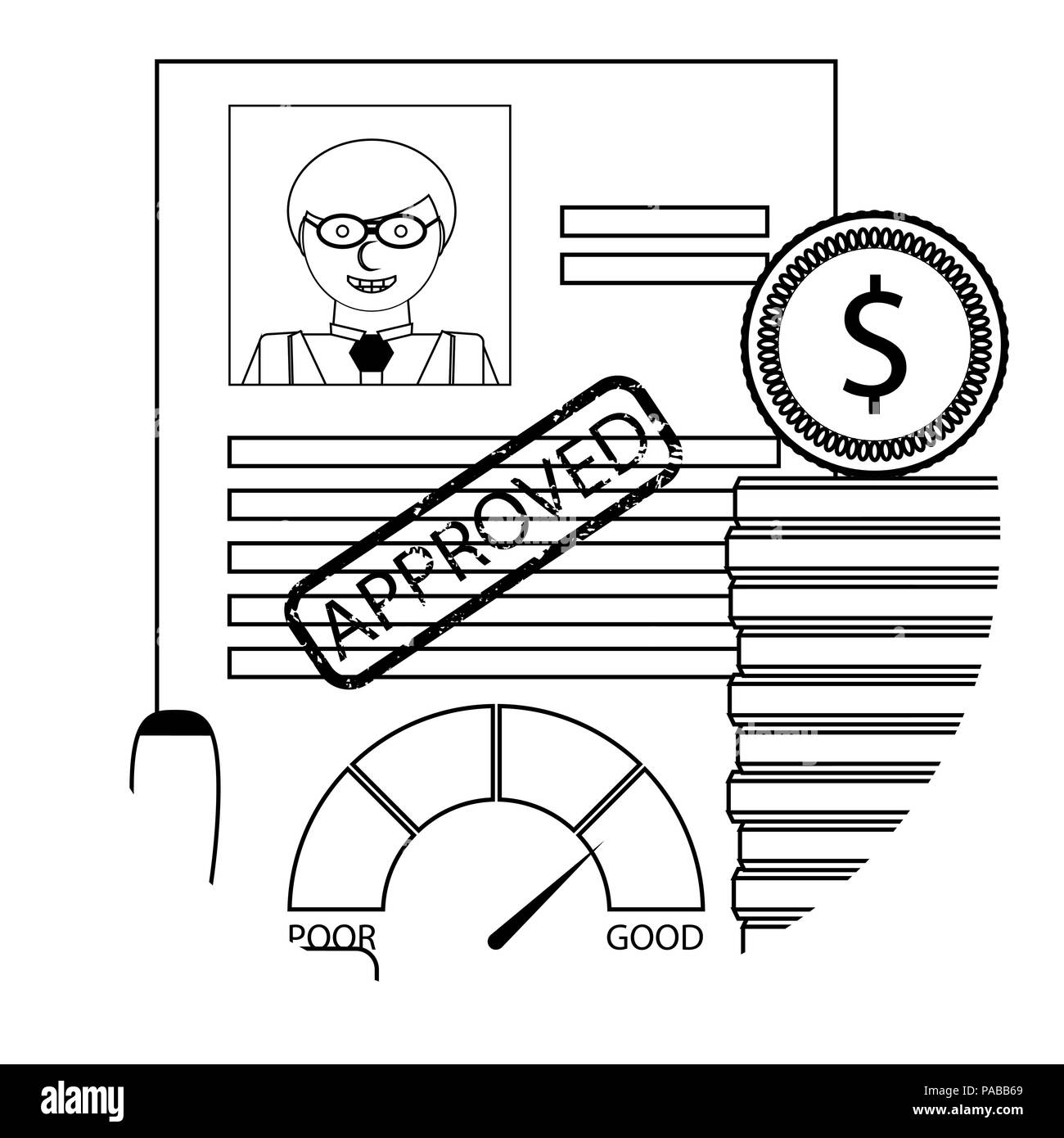 Approve icon hi-res stock photography and images - Alamy