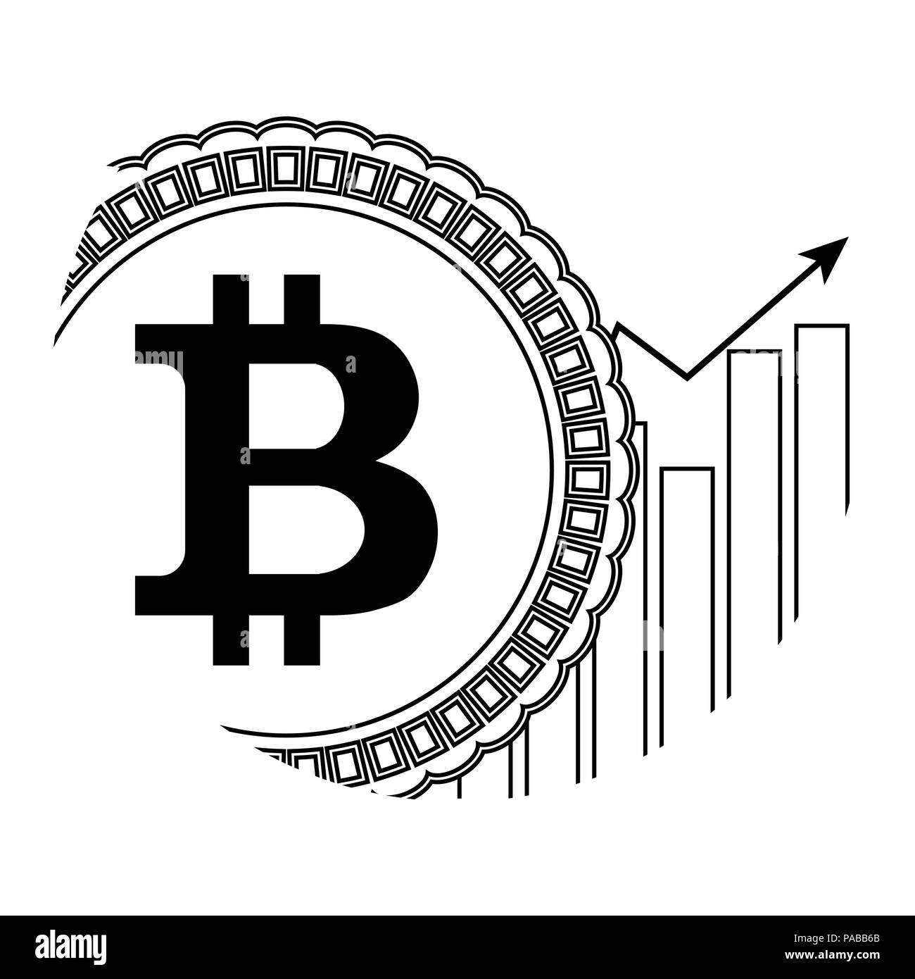 Btc price chart Stock Vector Images - Alamy