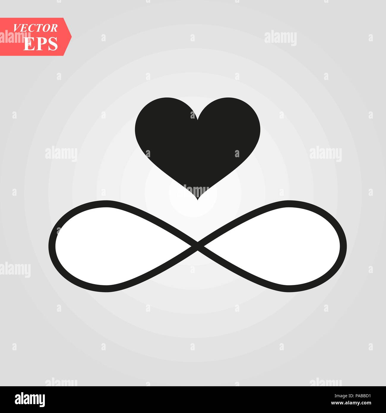 Infinity Design With Heart