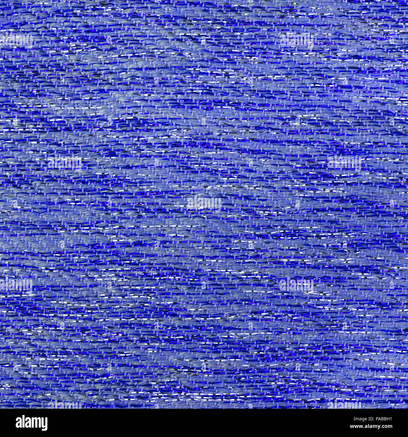Blue tweed with lurex shiny fiber texture closeup Stock Photo - Alamy