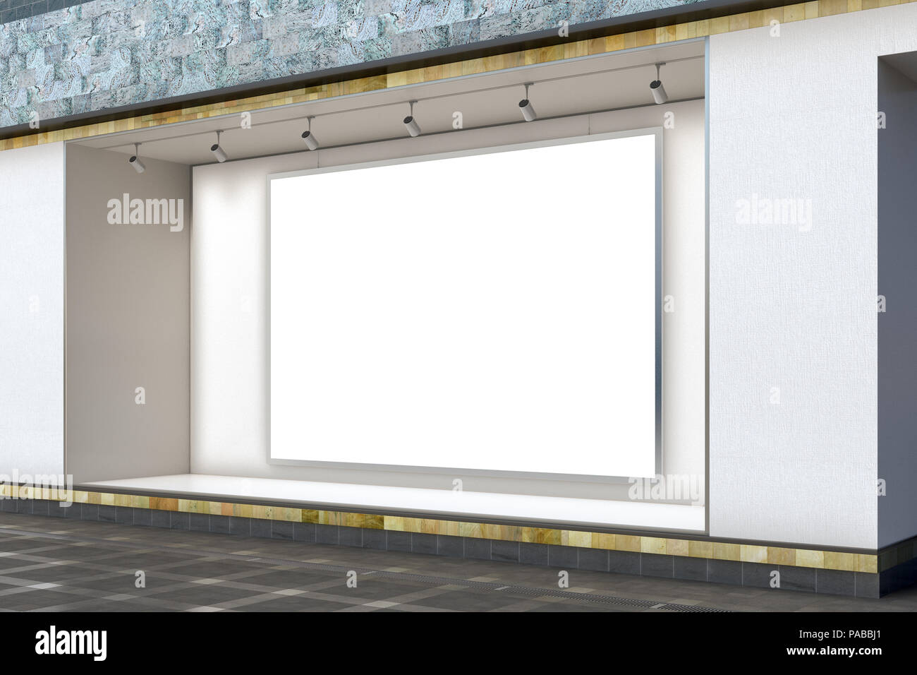 Store Window Display Empty Stock Photos & Store Window Display Empty ...