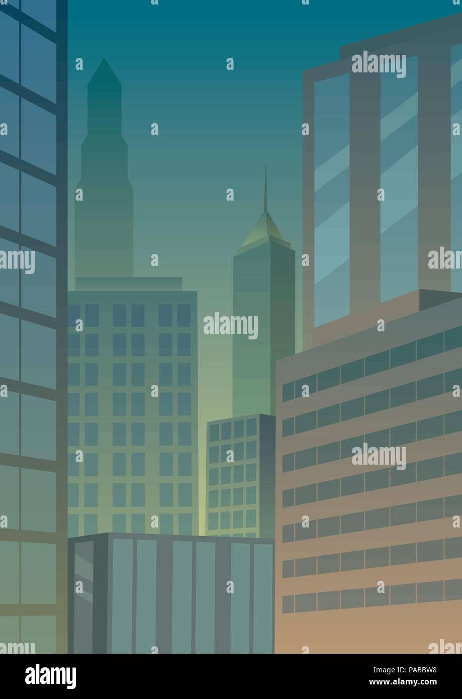 The center tower vertical Stock Vector Images - Alamy