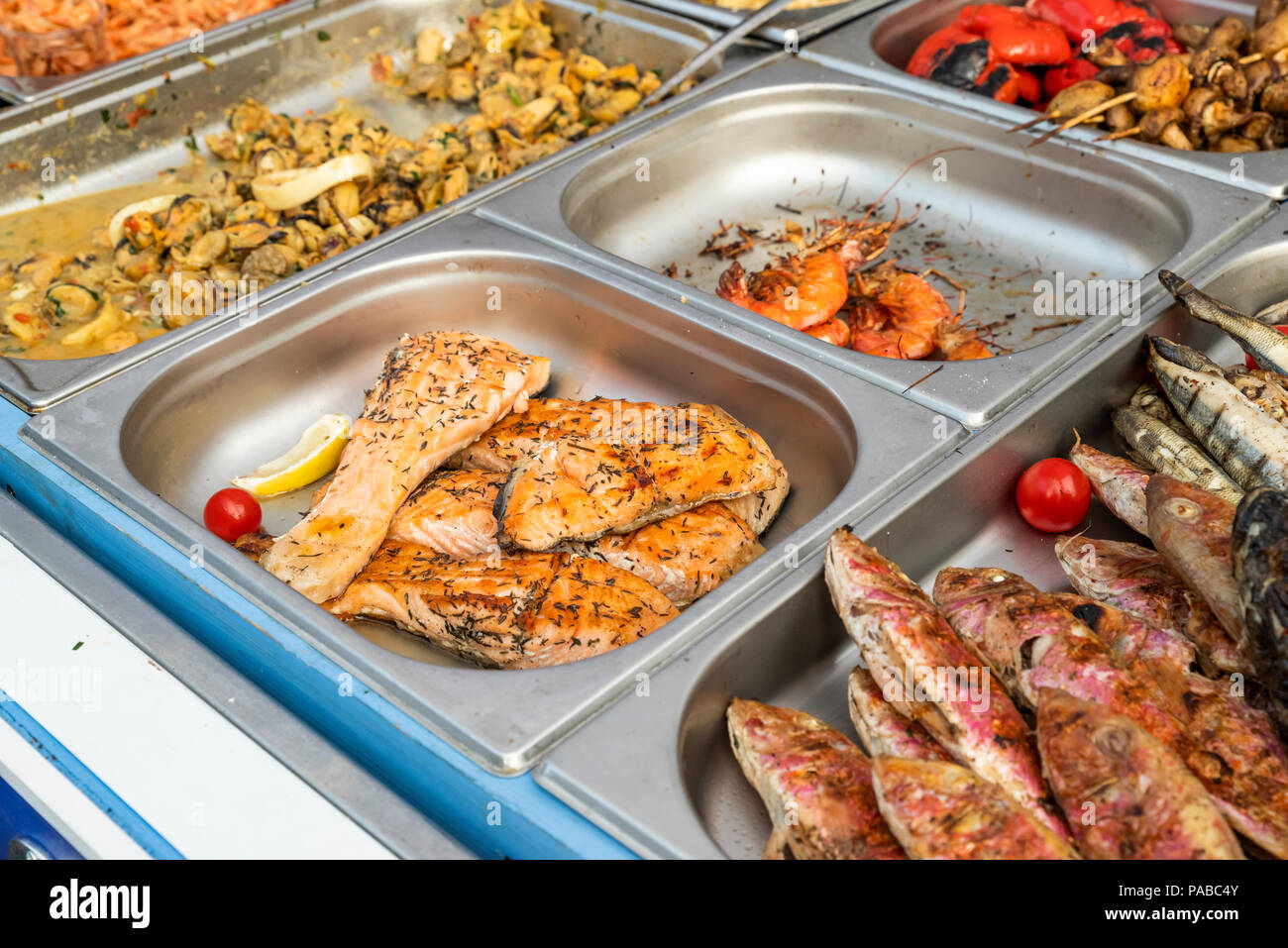 Fish kitchen fish and chips fish and seafood restaurant hi-res stock ...