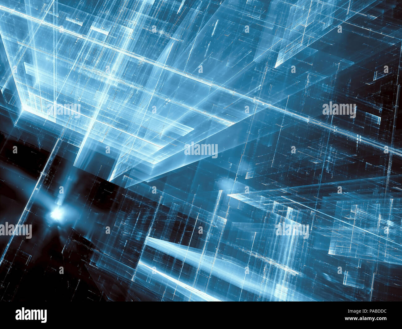 Abstract futuristic portal - digitally generated image Stock Photo - Alamy