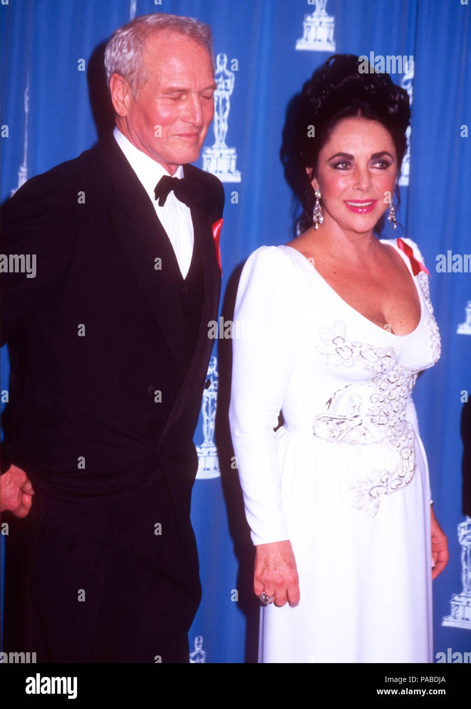LOS ANGELES, CA - MARCH 30: Actor Paul Newman and actress Elizabeth ...