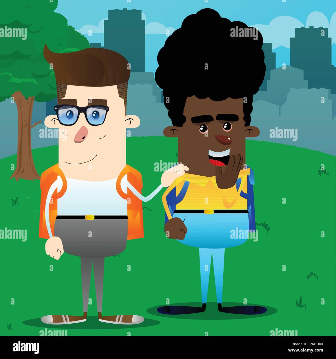 Child comfort another child hi-res stock photography and images - Alamy