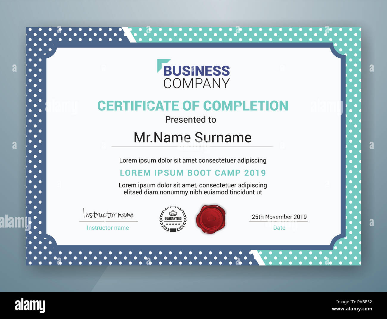 Boot Camp Certificate Template