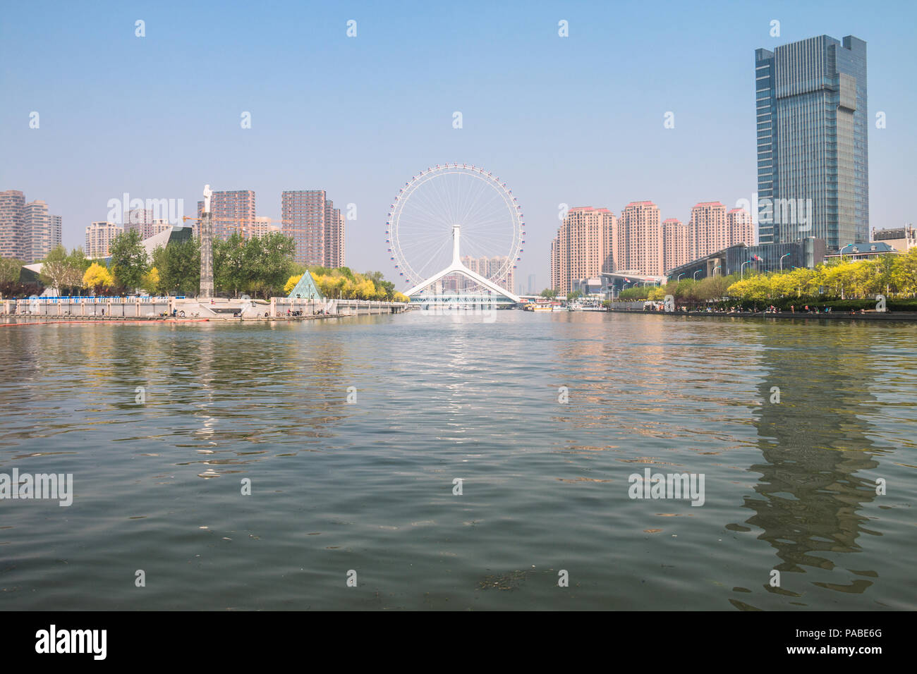 Tianjin eye ferris wheel hi-res stock photography and images - Alamy