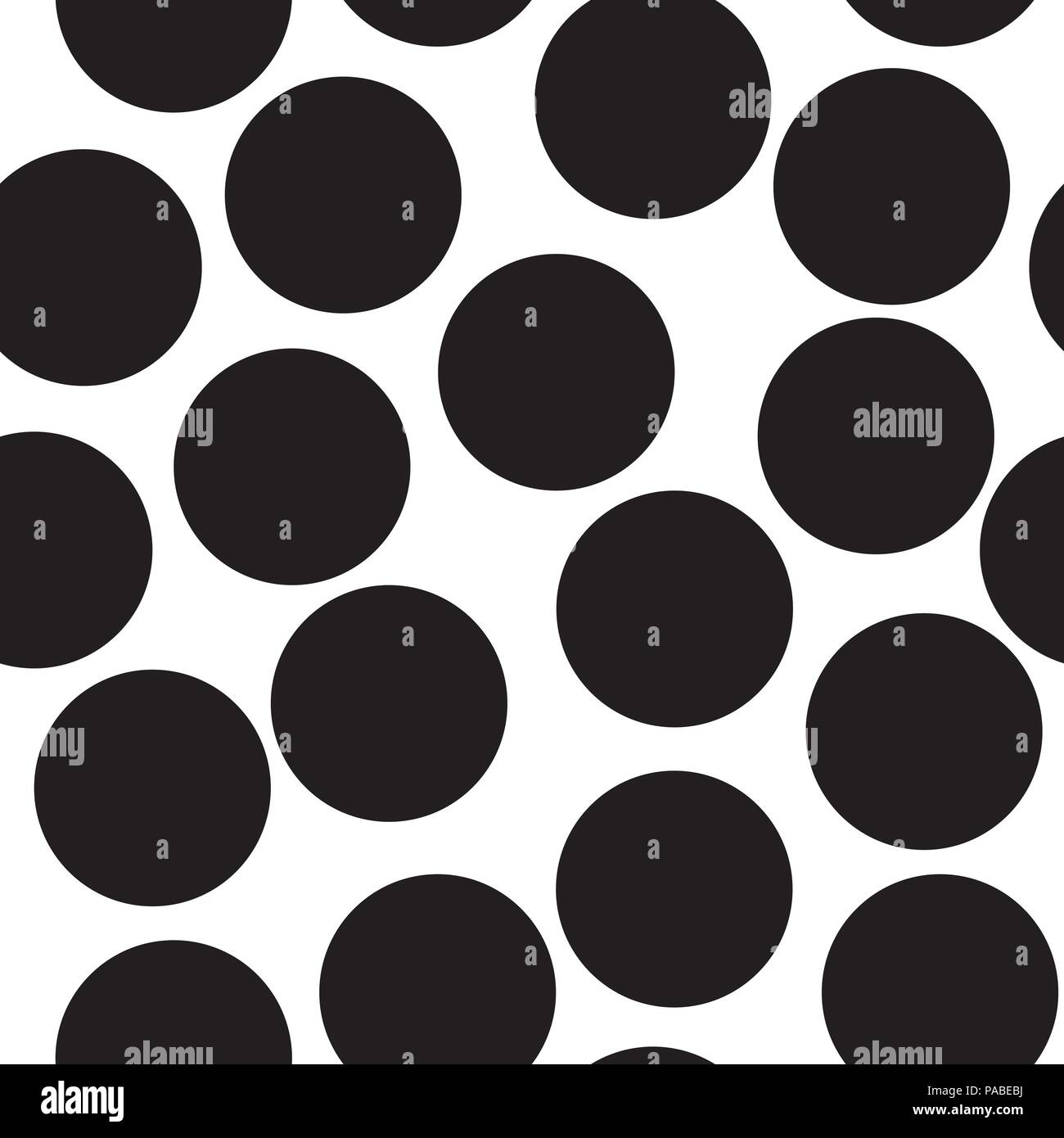Seamless circles, dots pattern. Seamlessly repeatable polka dot ...