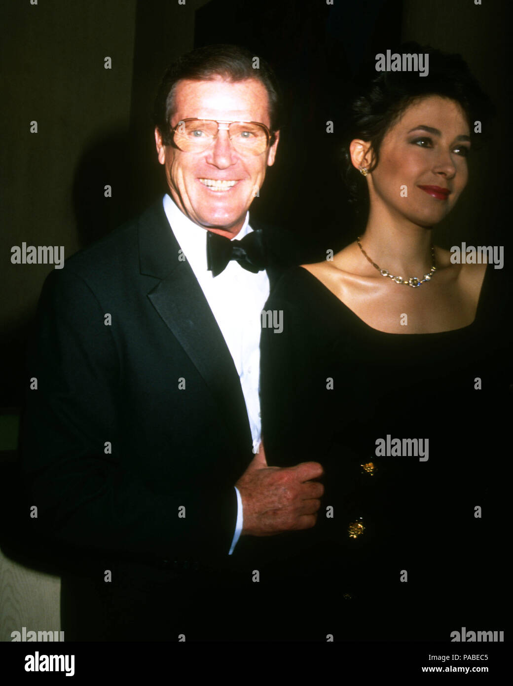 LOS ANGELES, CA - MARCH 30: Actor Roger Moore attends the 64th Annual ...