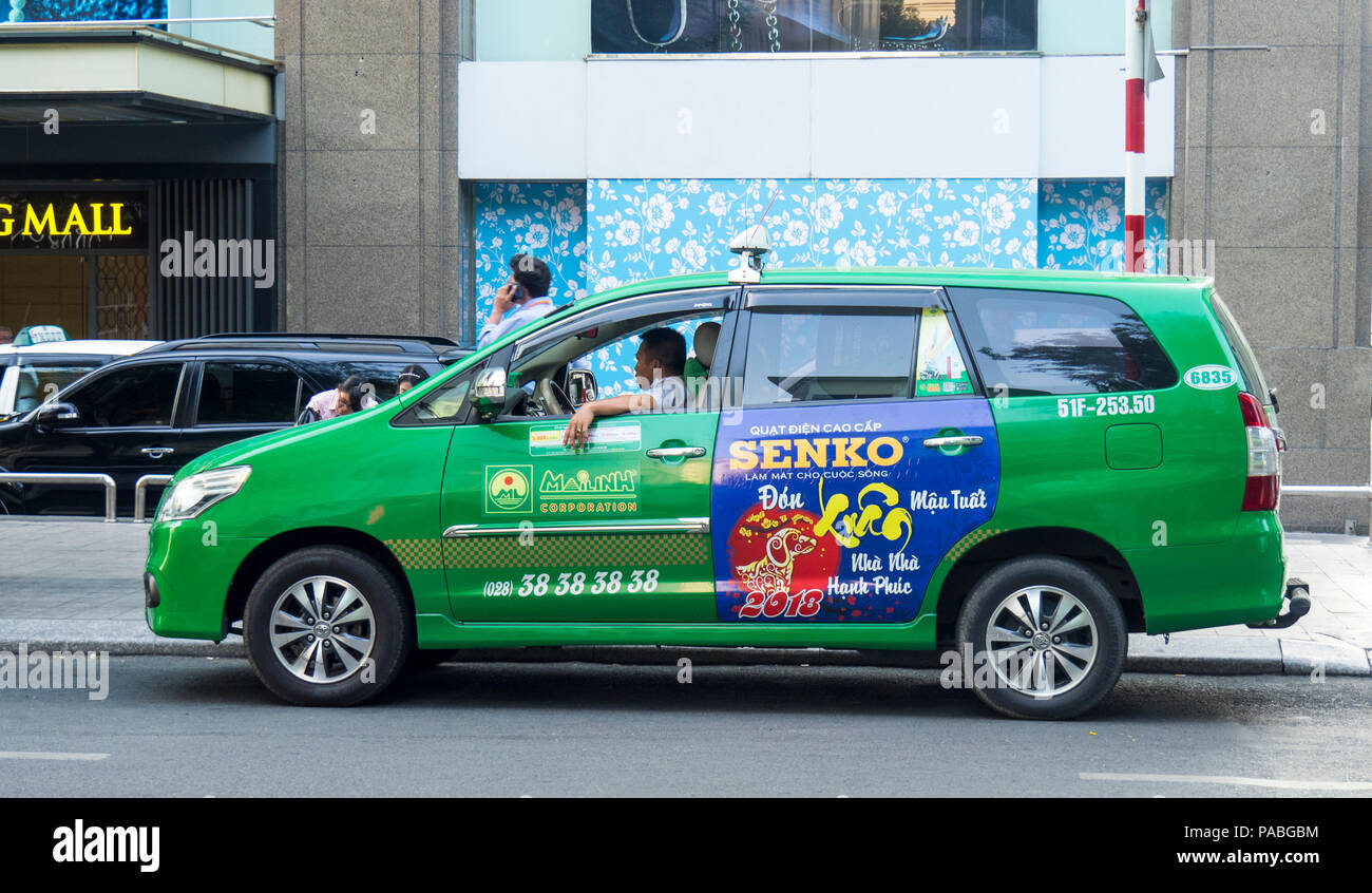 Mai linh taxi hi-res stock photography and images - Alamy