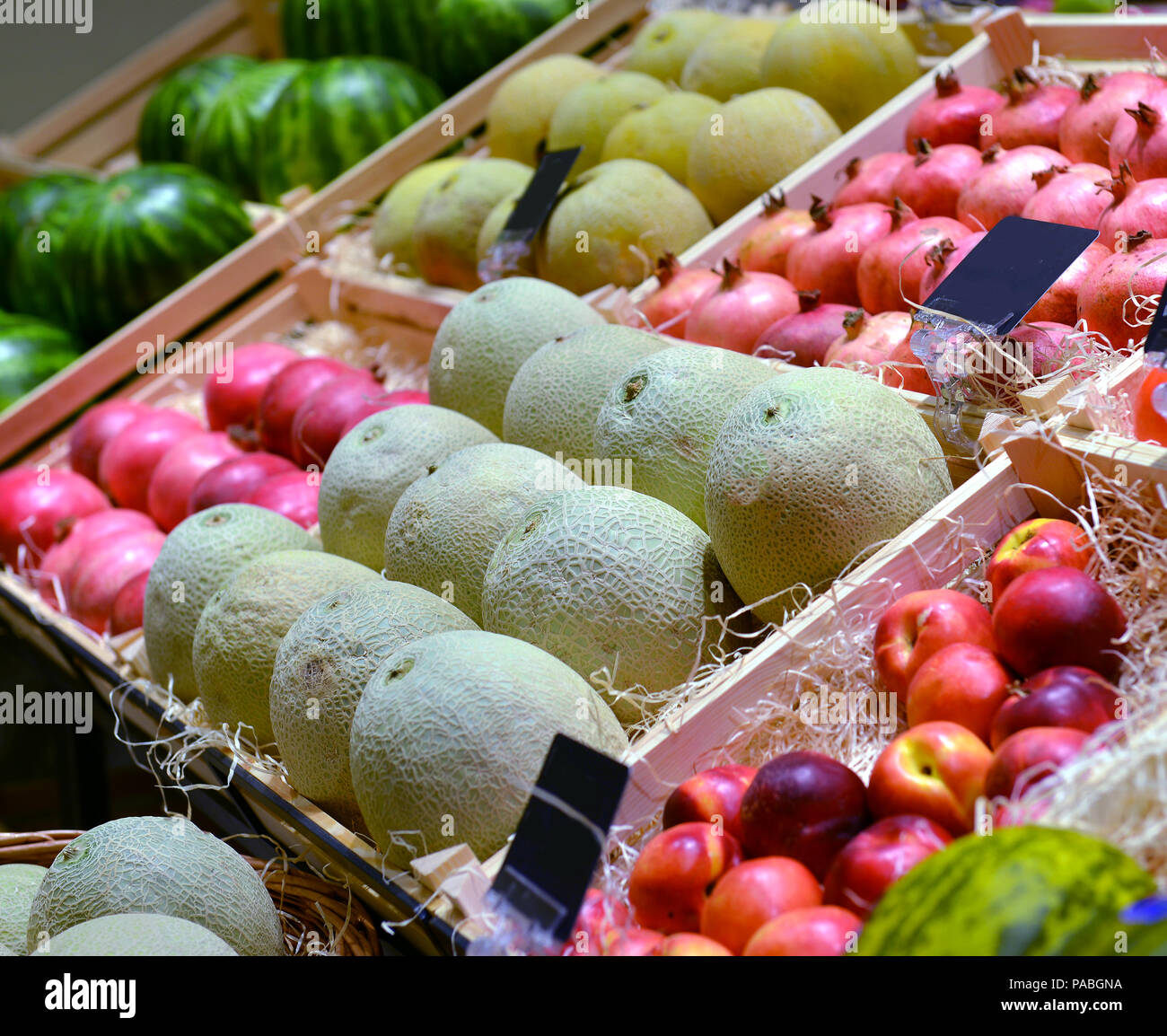 fruits in a supermarket Stock Photo - Alamy