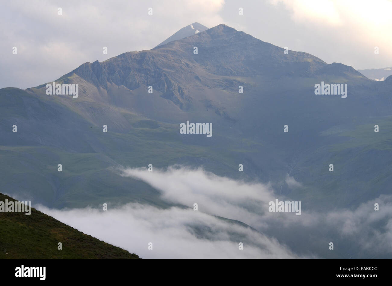 Mountains from the Greater Caucasus range in Shahdag National Park ...