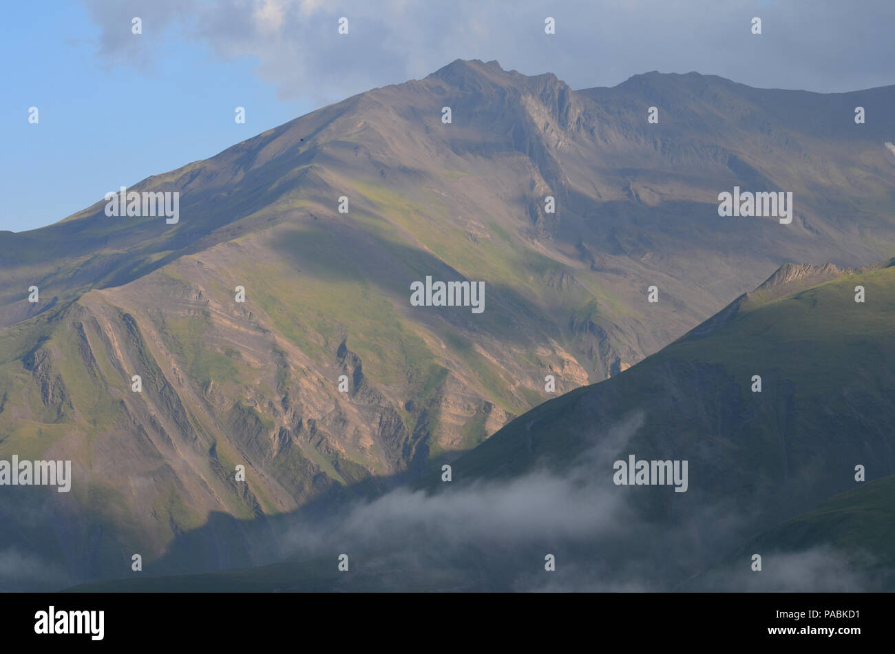 Mountains from the Greater Caucasus range in Shahdag National Park ...