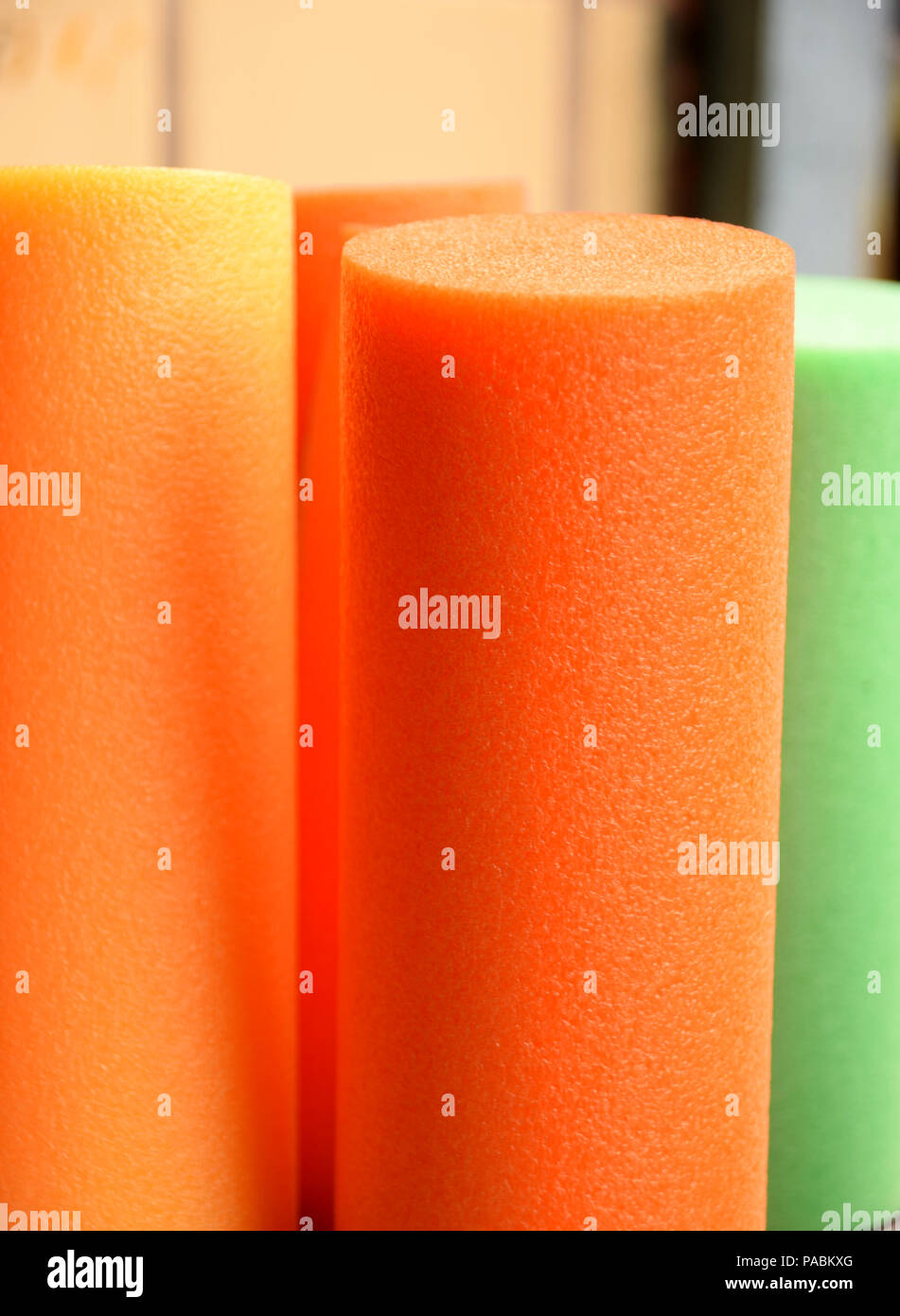 Colorful swim noodles hi-res stock photography and images - Alamy