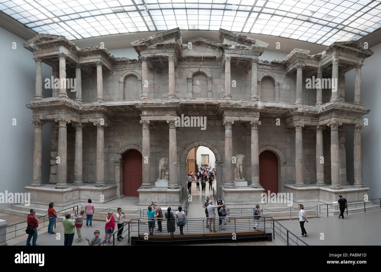 MARKET GATE MILETUS (c 100 AD) PERGAMON MUSEUM MUSEUM ISLAND BERLIN ...