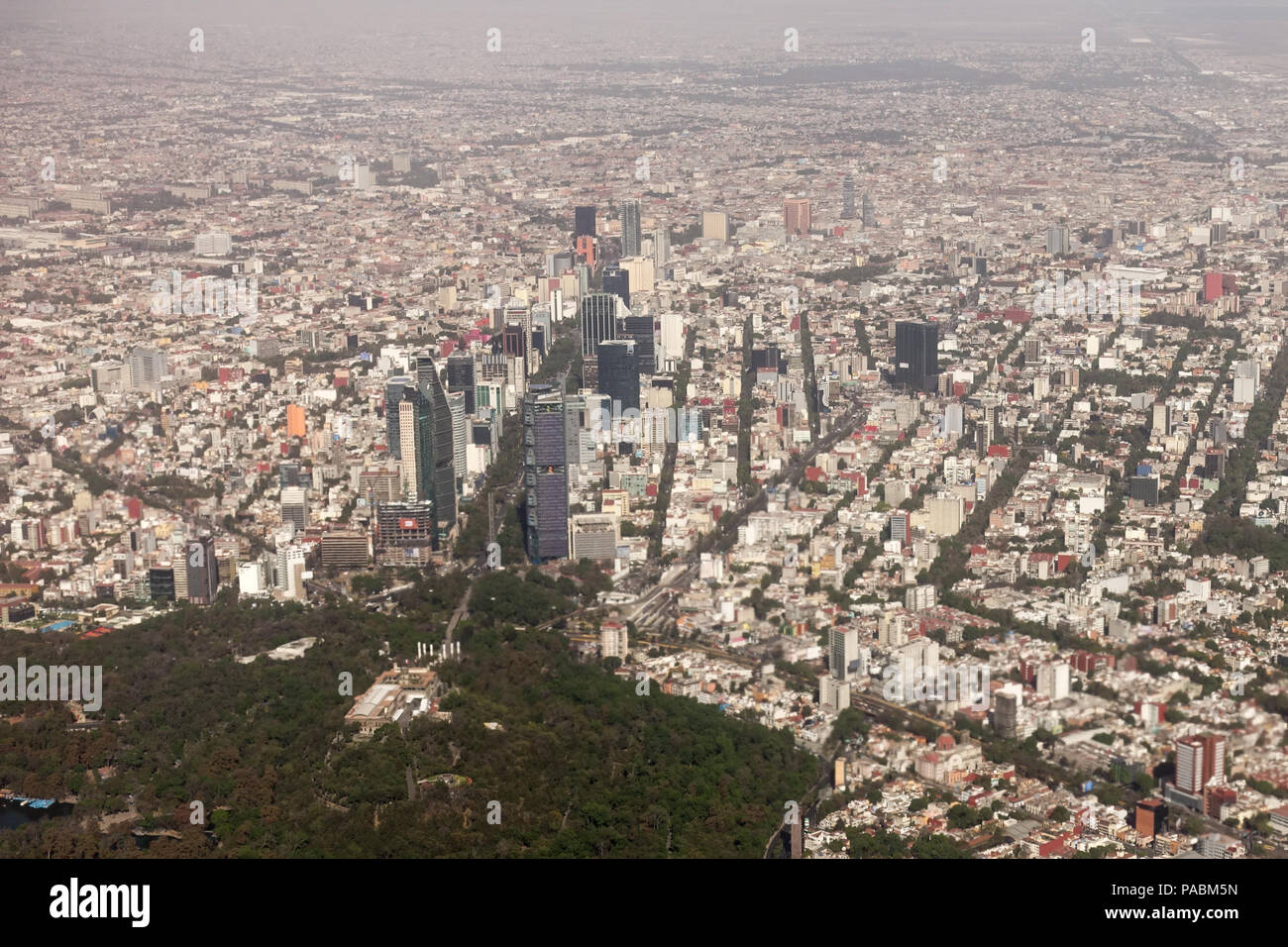 Aerial view above zocalo mexico hi-res stock photography and images - Alamy