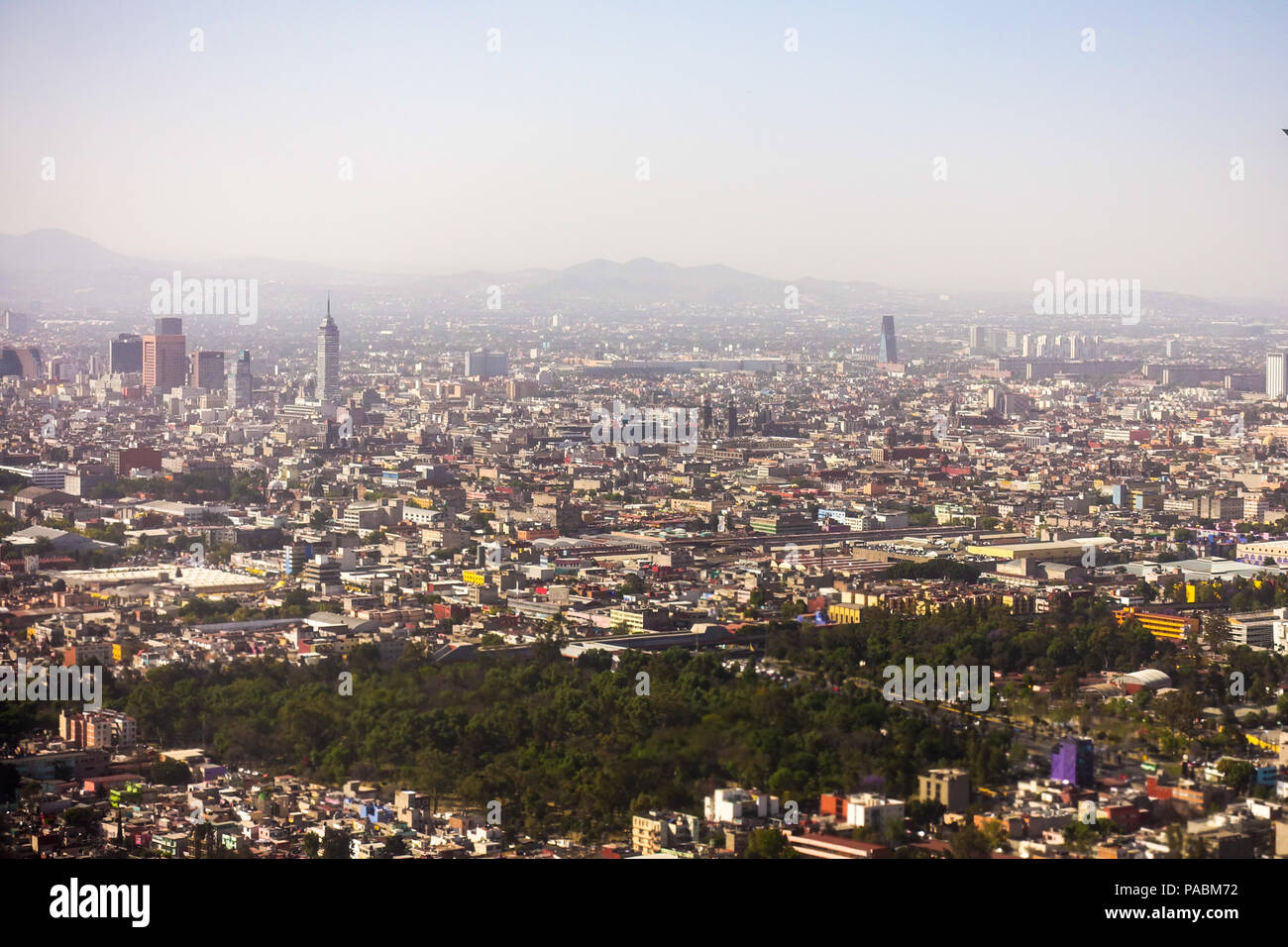 Aerial view above zocalo mexico hi-res stock photography and images - Alamy